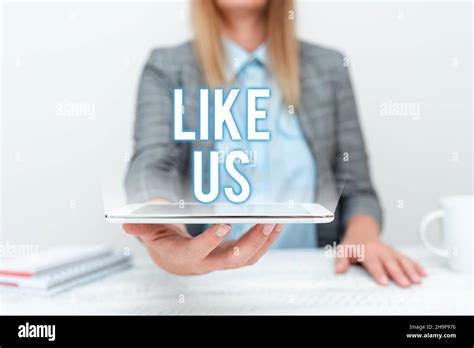 Conceptual Caption Like Us Business Overview Asking To Follow On