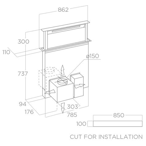 DOWNDRAFT GETUP NAKED A 90 Klimatechniki B2B