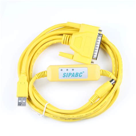 Smart Flexible USB SC09 Isolated Programming Cable For Mitsubishi MELSEC FX A Series PLC Usb