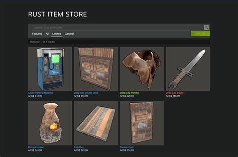 Rust Store Ingame And Insteam Is Not Showing The Correct Skins Rplayrust
