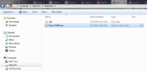 Cara Pasang Install TWRP Xiaomi Redmi 6A Cactus Android Oreo CaraRoot Com