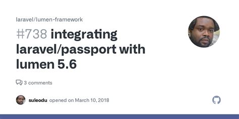 Integrating Laravelpassport With Lumen 56 · Issue 738 · Laravel
