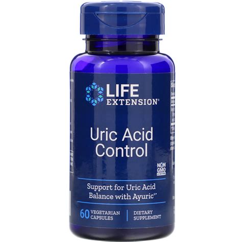 Uric Acid Control, 60 Capsules - Life Extension - Natures Fix
