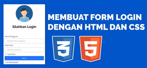 Membuat Form Login Sederhana Dengan Html Dan Css Kode Kuliahan