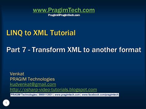 Sql Server Net And C Video Tutorial Part 7 Transform One XML Format To Another XML Format