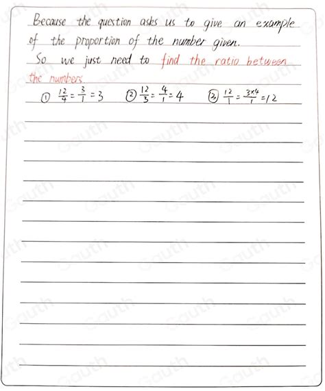 Solved Write Three Examples Of Proportions Using The Numbers 1 4 3