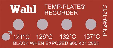 Horizontal Strip 4 Points Non Reversible Temp Indicator 6fyv2240