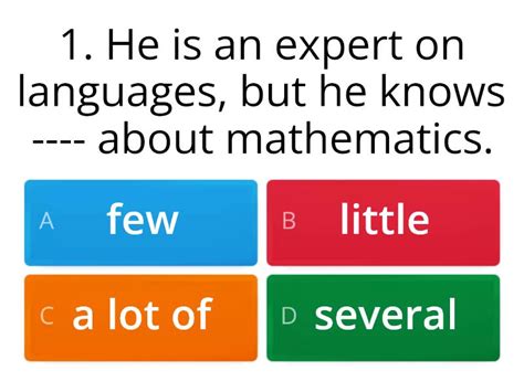 Determiners Quiz