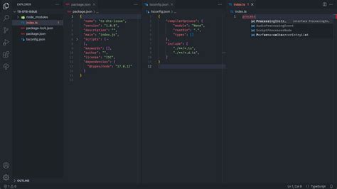 [bug][javascript] types compiler option in jsconfig json doesn t work