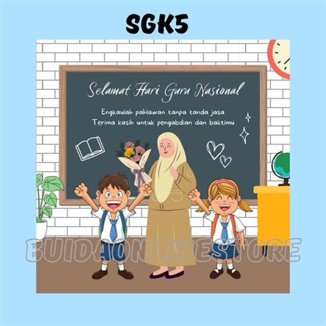 Jual Stiker Selamat Hari Guru Label Sticker Happy Teachers Day Dekorasi Kemasan Kado Hadiah