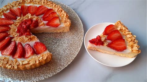 أسهل وأجمل تارت فراولة😍 يمكنك تحضيرها في 15 دقيقة Youtube