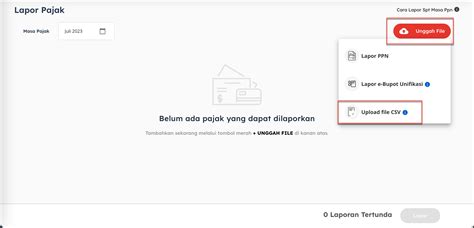 Cara Melaporkan SPT Masa Menggunakan File CSV Dan PDF