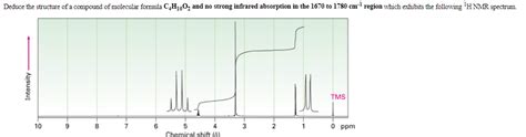 Solved Deduce The Structure Of A Compound Of Molecular