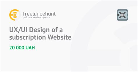 Uxui Design Of A Subscription Website • Freelance Job In Interface Design Uiux Posted