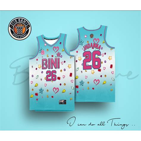 115 Sublimation Jersey Big Game Concept Bini Bini Teal Shopee