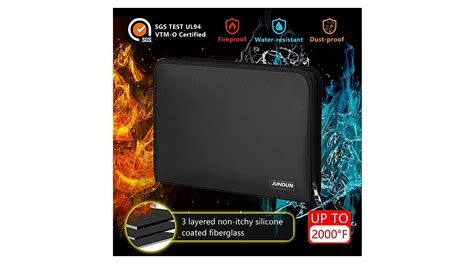 Jundun Accordion File Organizer Fireproof Accordion Folder With Zipper And Labels 13 Pocket