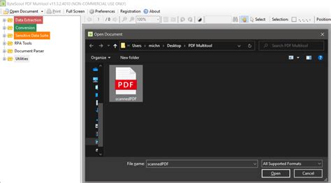 How To Turn Scanned PDF Searchable Using PDF Multitool ByteScout