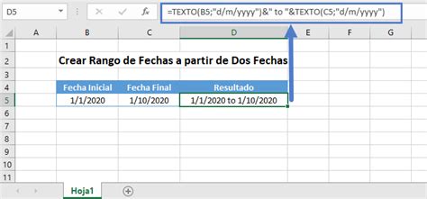 Cómo Poner Un Rango De Fechas En Excel Recursos Excel