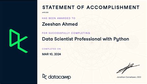 Zeeshan Ahmed On Linkedin Datacamp Datavisualization Datacamp