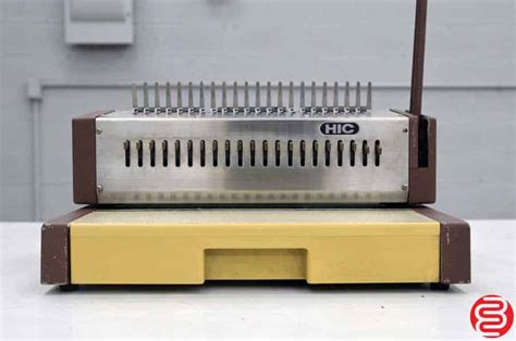 HIC GBC HPB Punch And Bind Machine Boggs Equipment
