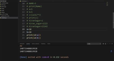 K Sai Shravan Kumar On Linkedin Task 4 Practice Comments Variables Datatype Type Conversion
