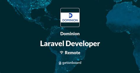 Laravel Developer At Coderland By Dominion Remote Work From Home Get On Board