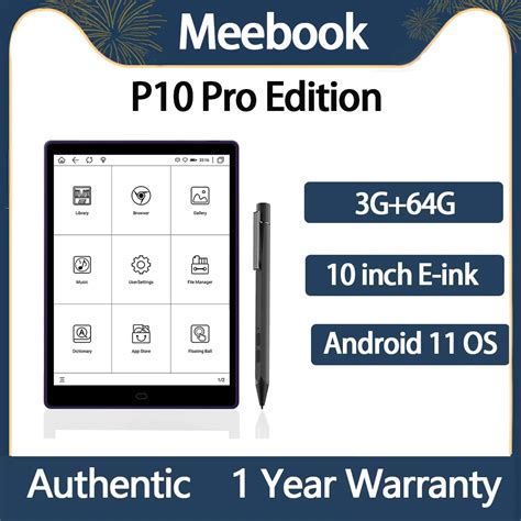 Meebook-P10-Pro-Edition-E-Book-Reader-10-E-ink-Screen-Ereader-3G-64GB ...