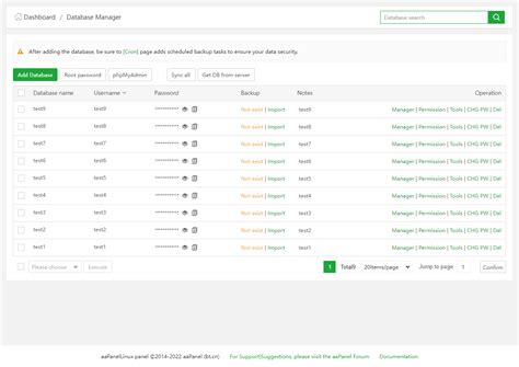 Aapanel Free Hosting Control Panel