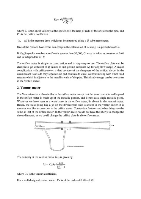 SOLUTION Flow Measuring Device Notes Studypool