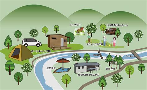 かもしかオートキャンプ場 滋賀県のオートキャンプ場 大河原温泉アウトドアヴィレッジ かもしかオートキャンプ場