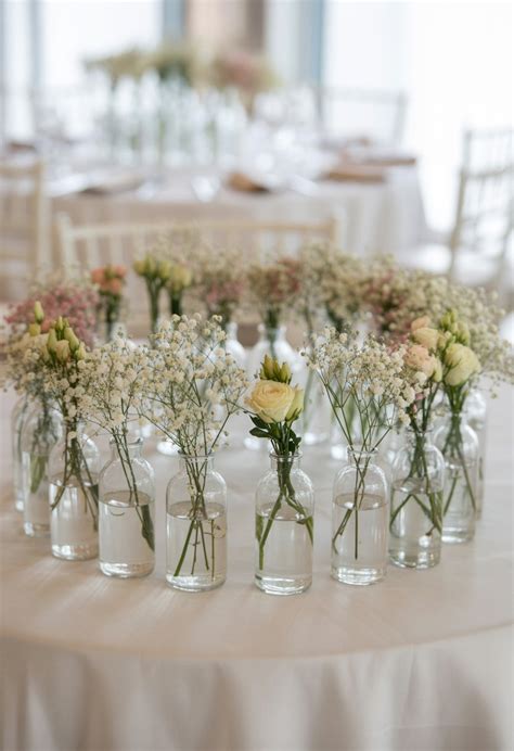 15 Bud Vase Wedding Table Decoration Ideas To Brighten Your Reception