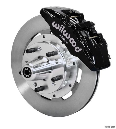 Wilwood 140 12837 Forged Dynapro 6 Big Brake Brake Kit Hub