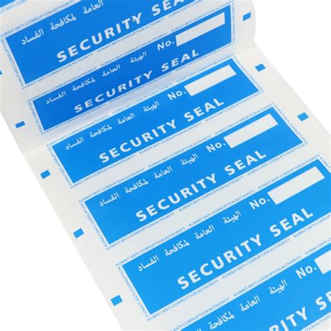 Seal Queen Security Seal Manufactured Tamper Evident Sticker Label