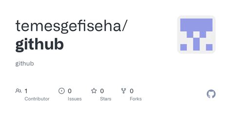 Github Temesgefisehagithub Github