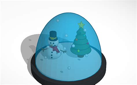 3d Design Snow Globe Tinkercad