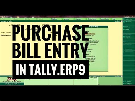 How To Master Purchase Invoice Processing In Tally Erp 9 Gst For New