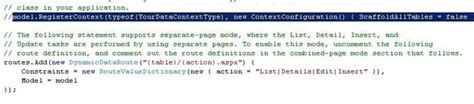 First Step Into The Aspnet Dynamic Data Codeproject