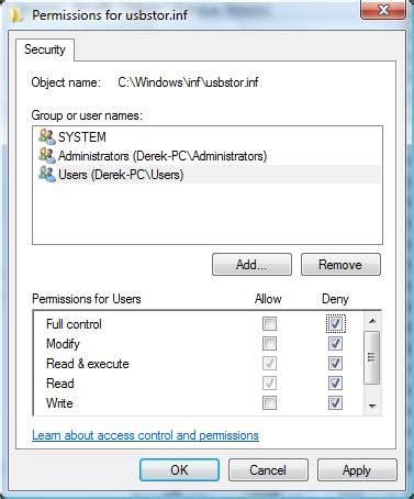 Control USB Devices Using Group Policy