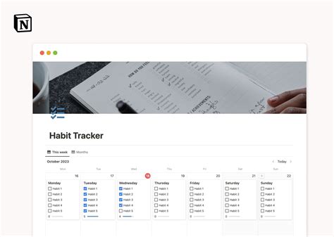 Notion Habits Tracker