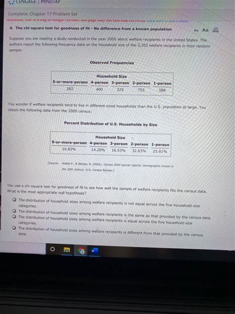 Solved Cengage Mindtap Complete Chapter 17 Problem Set A