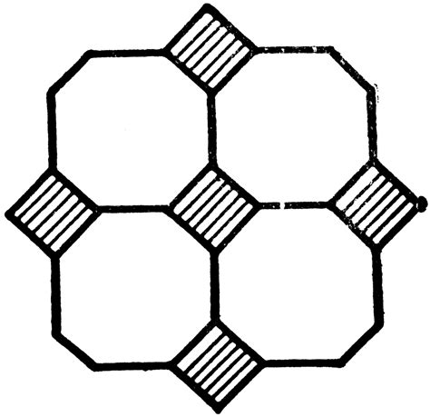 Design Consisting Of Octagons And Squares ClipArt ETC