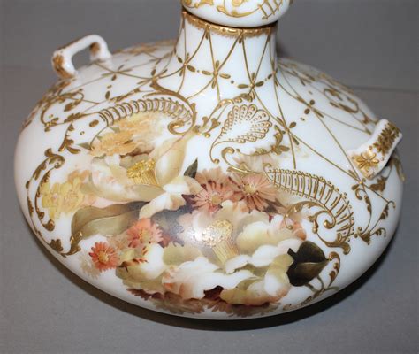 Bargain Johns Antiques Antique Covered Jar With Two Handles