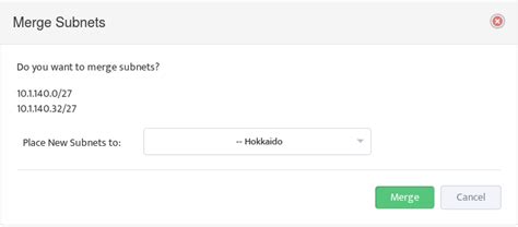 Splitting And Merging Subnets In Ipam Network Monitoring Tools