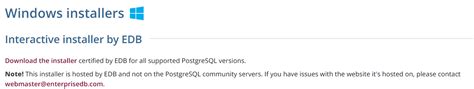 PostgreSQL 01 설치 Windows Just recording it