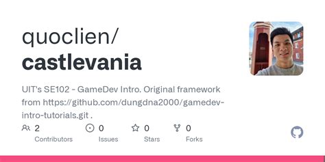 github quoclien castlevania uit s se102 gamedev intro original