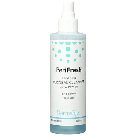 Dermarite Perifresh Rinse Free Perineal Cleanser Aloe