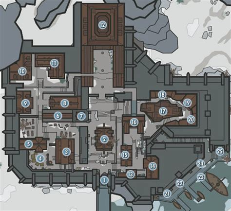 ウィンドヘルムのロケーションマップ Windhelm Map｜スカイリム（skyrim） 攻略情報