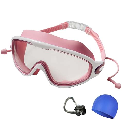 Integrated Earplugs Goggles Swimming Adult Swim Goggles With Ear Plugs