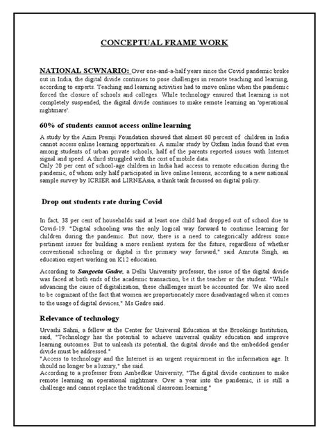 Conceptual Frame Work Pdf Educational Technology Cloud Computing