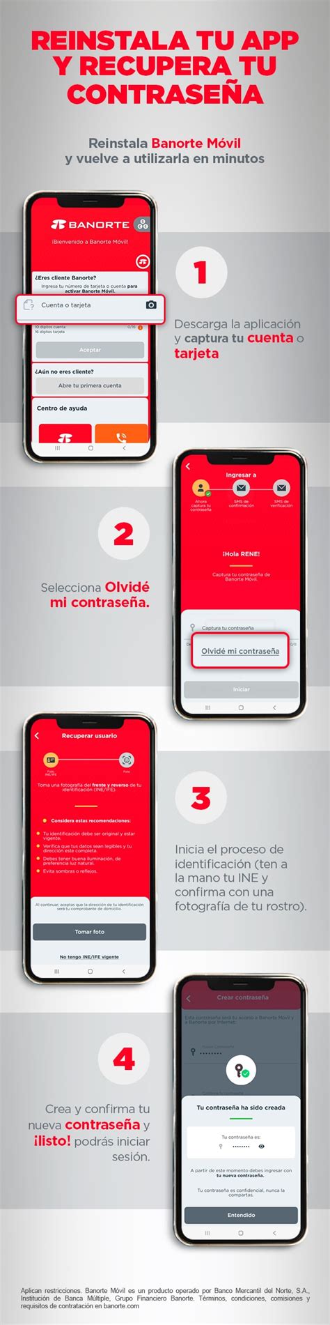 Reinstala Tu App Y Recupera Tu Contraseña